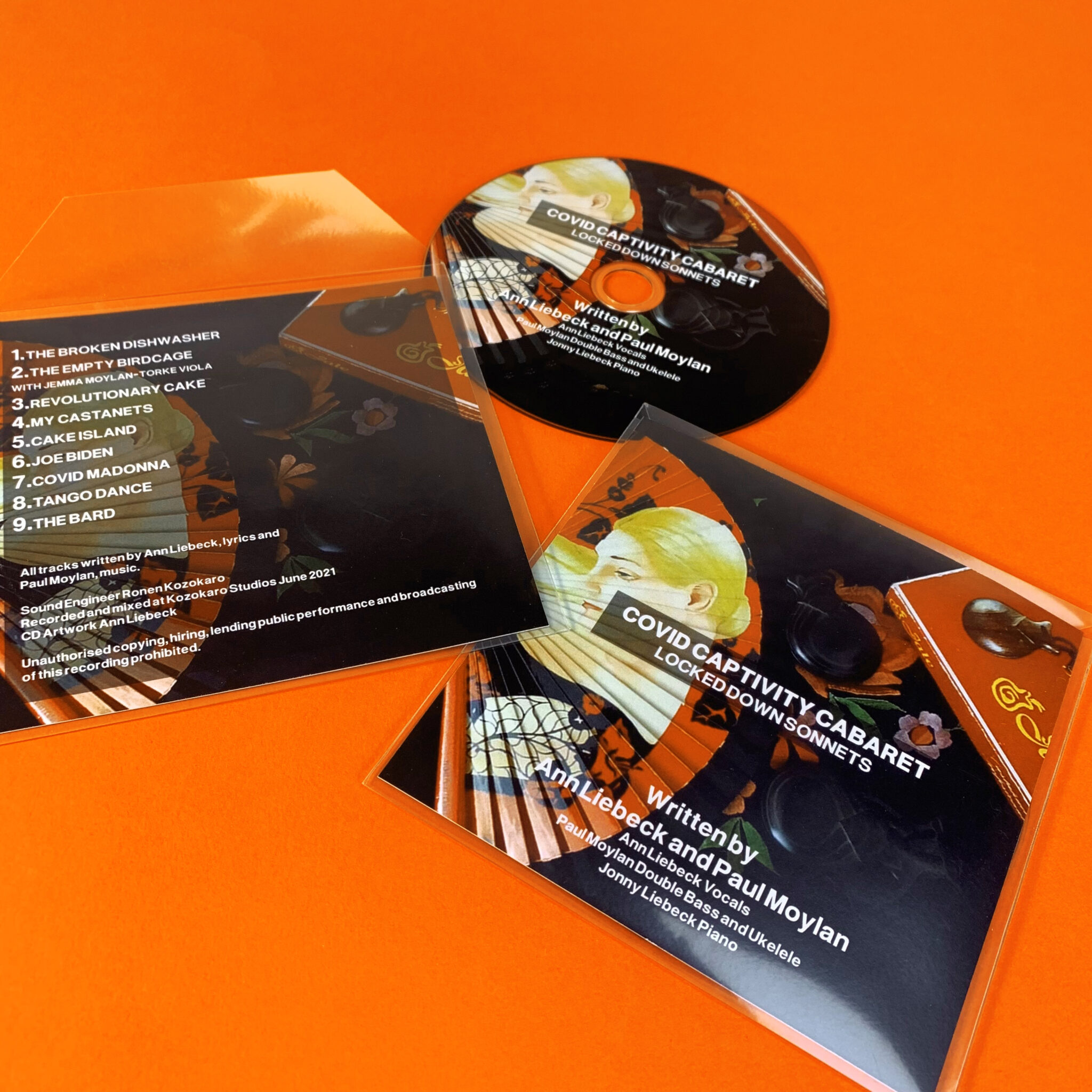CD duplication in clear plastic wallets with printed card inserts ...